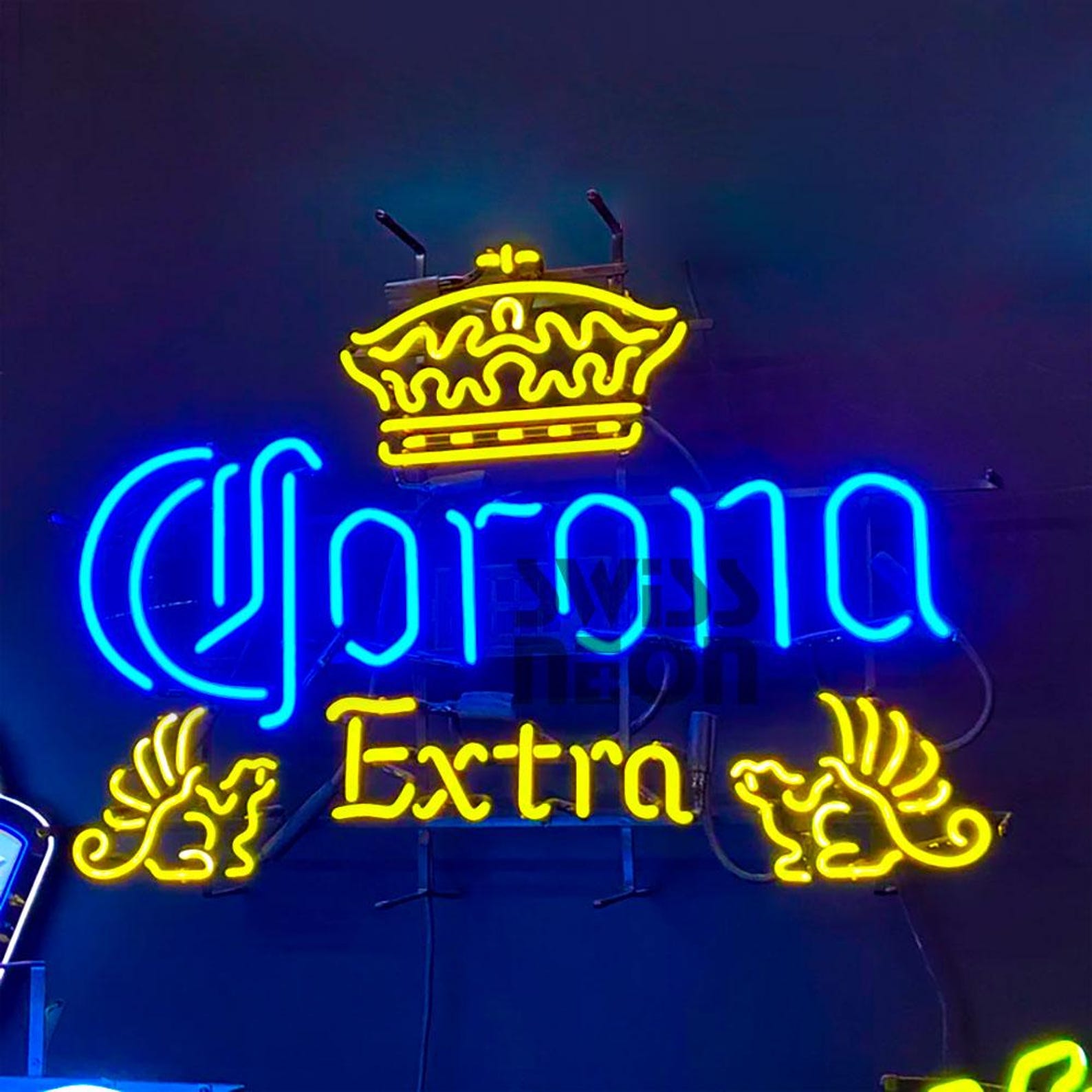 Corona Extra Sign Real Glass Neon Handmade Custom Neon Lights Bar Art ...