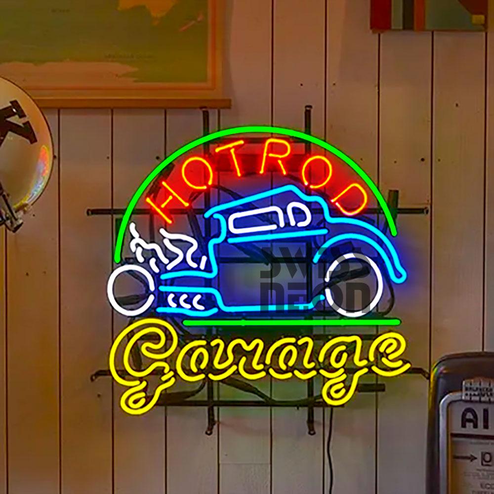 New Hot Rod Neon Signs Real Glass Neon Sign Bar Signs Neon Lights for ...