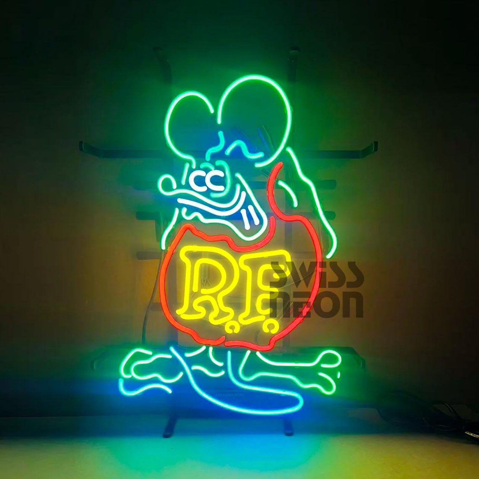 Retro Rat Fink Neon Sign Customizable Creative Neon Lights for Family ...