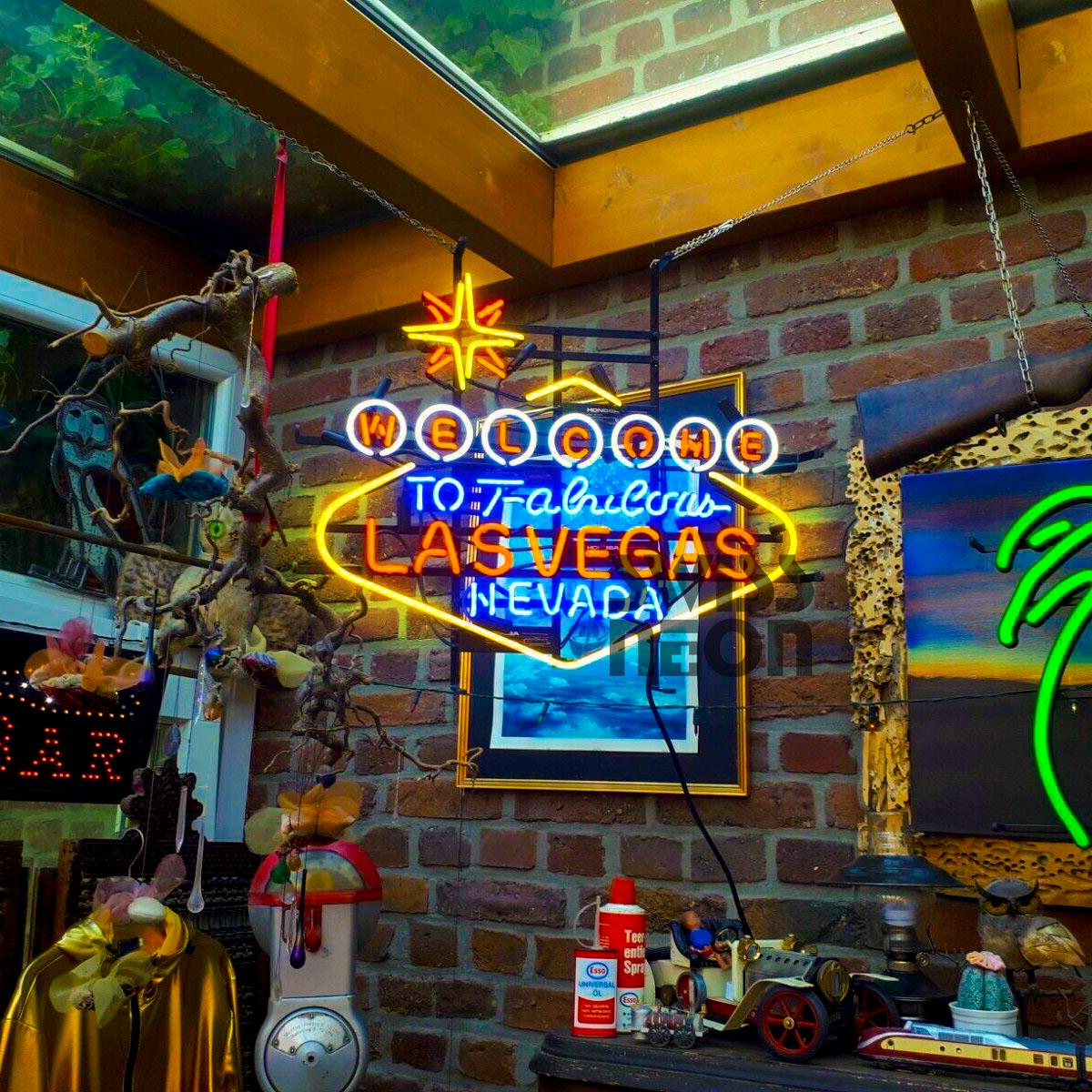 Las Vegas Neon Handmade Light Real Glass Neon Sign Bar Art Atmosphere ...