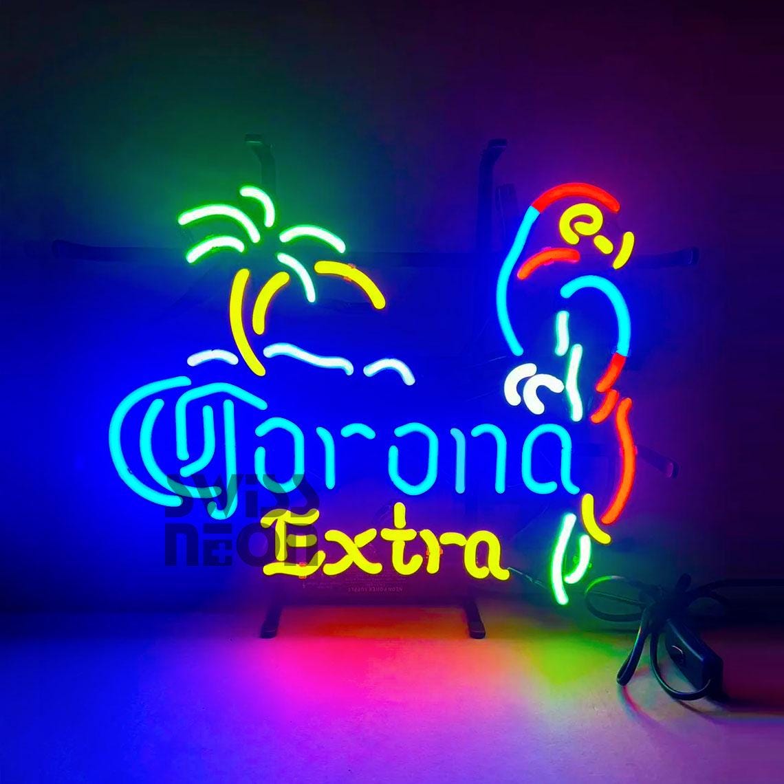 Corona Extra Sign Beer Logo Neon Home Bar Personality Decor Neon Bar ...