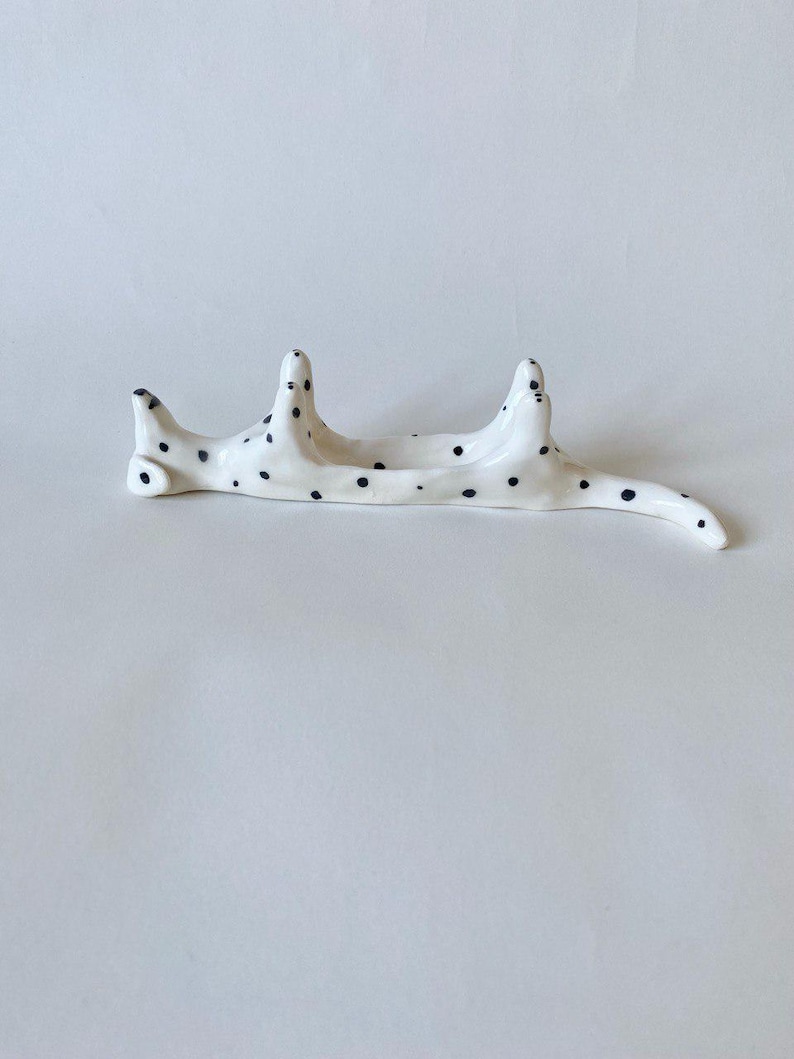 Dalmatian Belly Rest Ring Holder | Handmade Ceramic | Birthday Gift ...