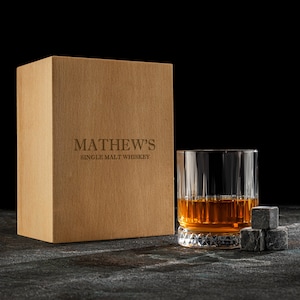 Lover Personalized Whisky Glass Set, Custom Whiskey Set, Bourbon Glass ...