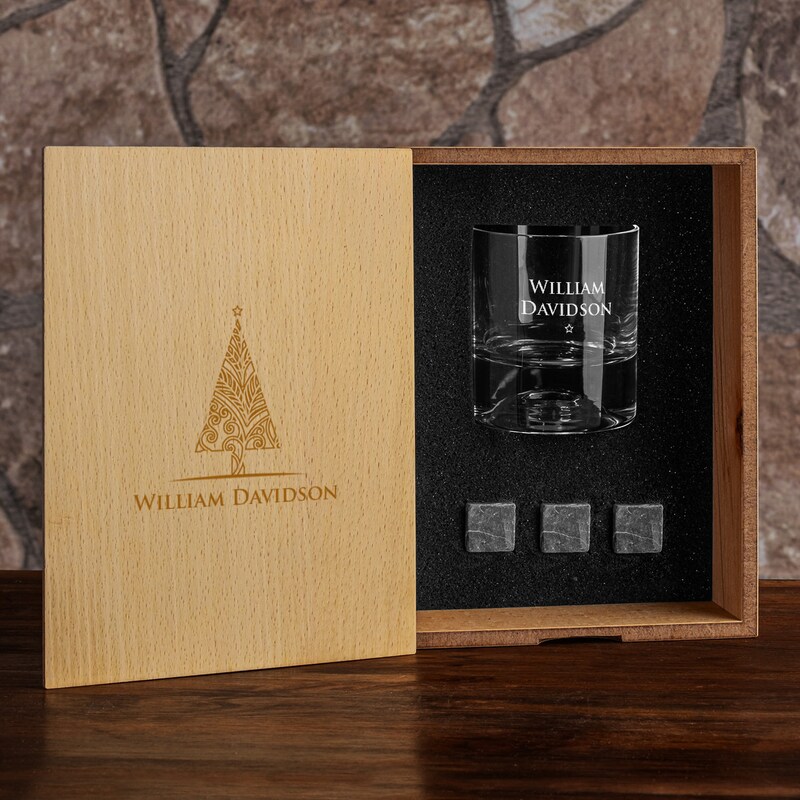 Wooden Whiskey Box - Etsy