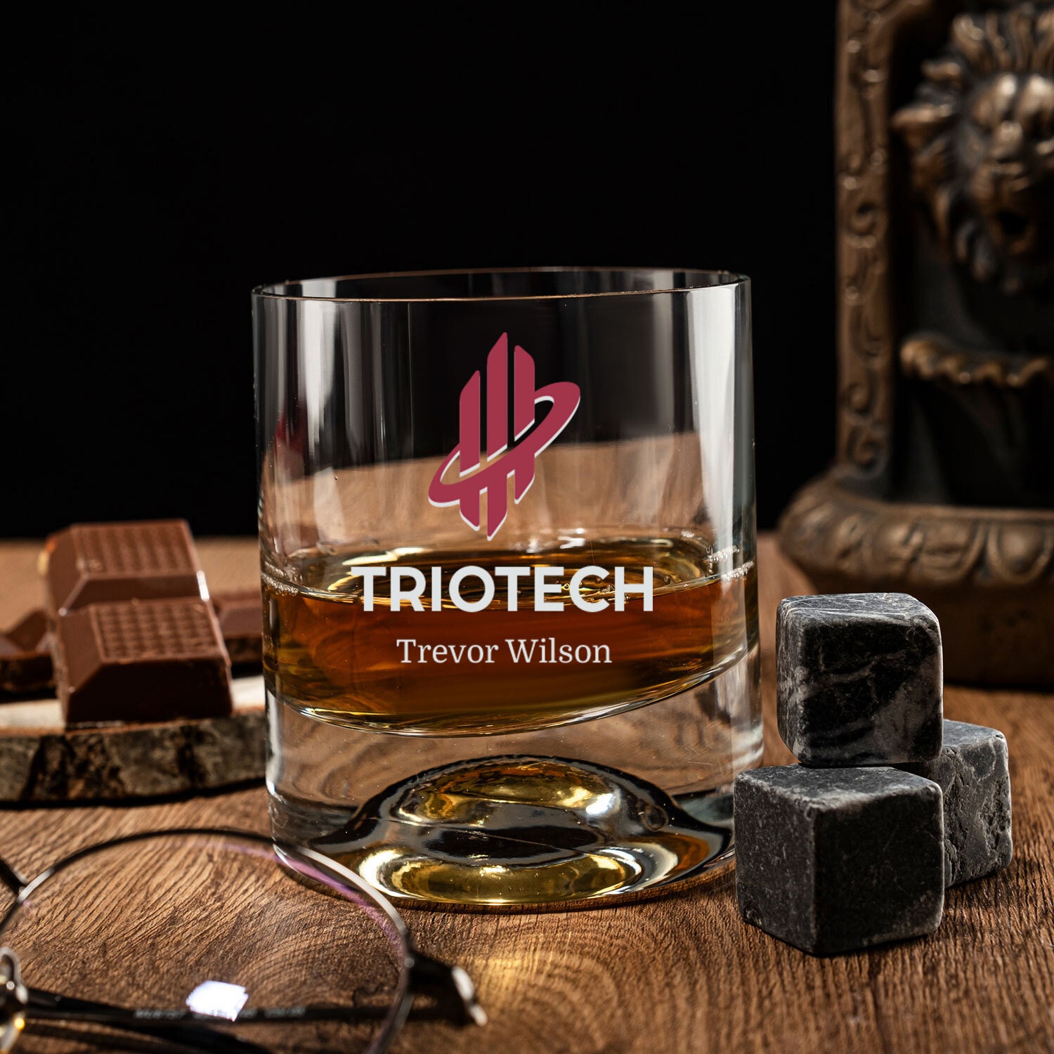 Logo Custom Whiskey Glasses as Corporate Gifts. Whiskey Glass and ...
