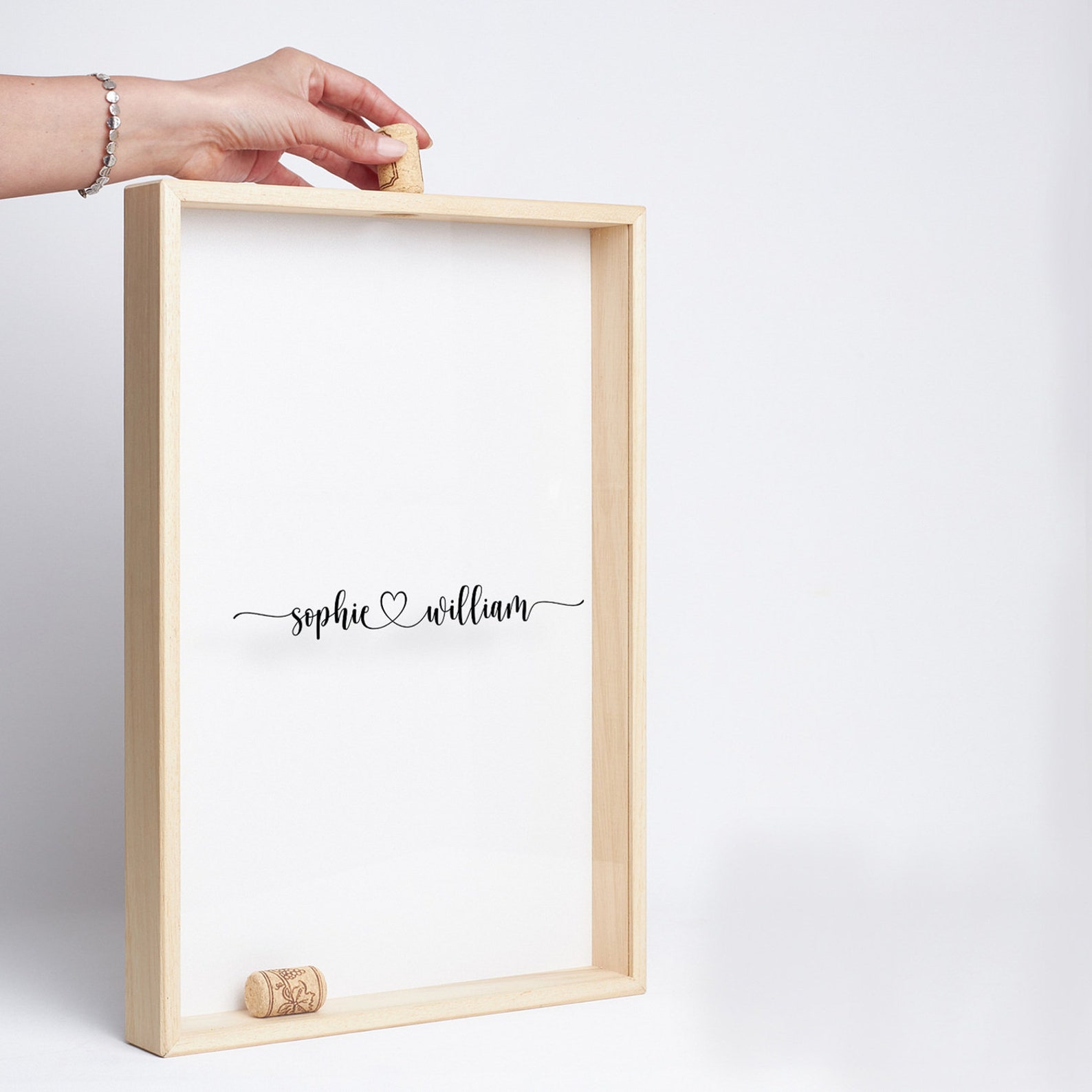 Name Personalized Wine Cork Collector Shadow Box, Wine Cork Frame ...