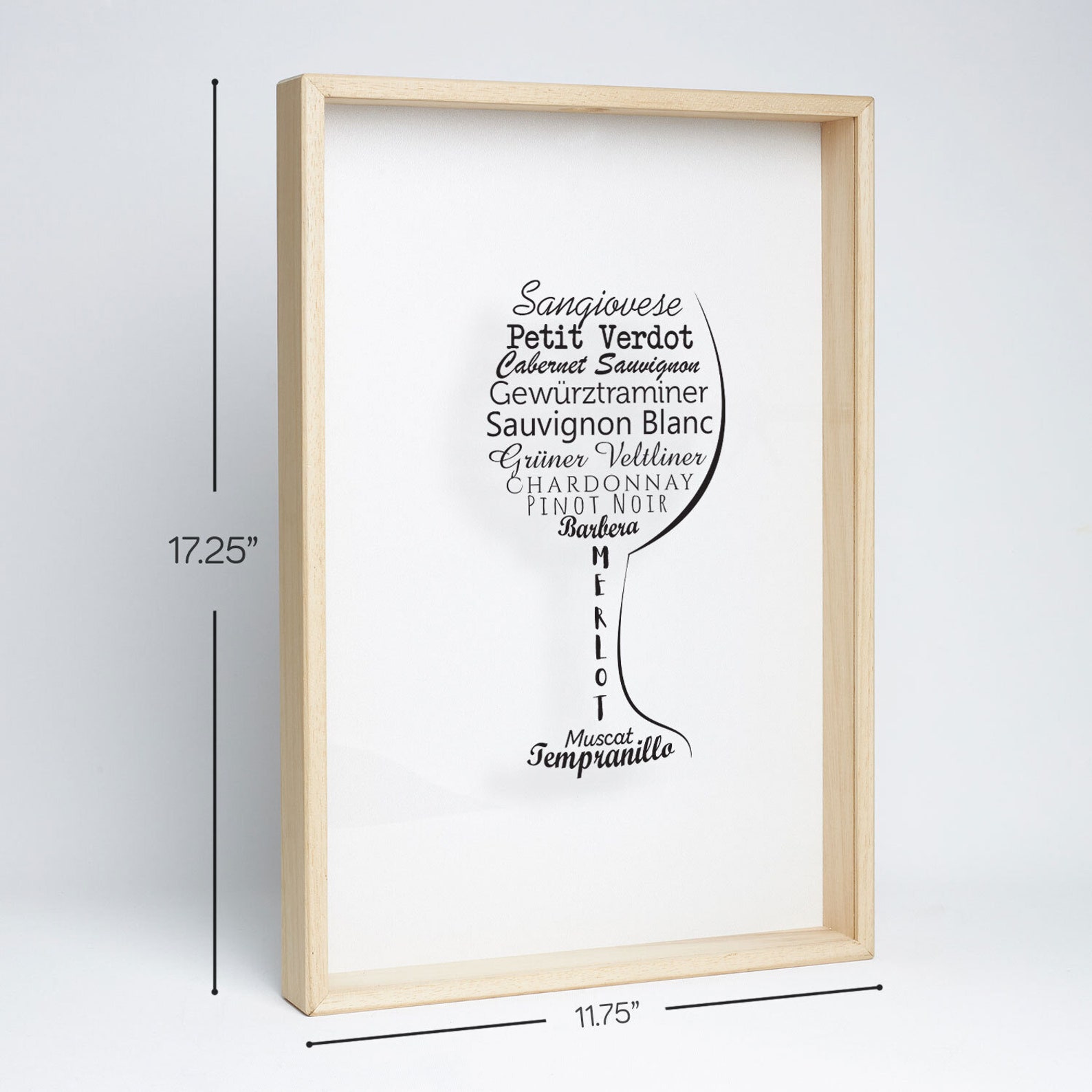 Name Personalized Wine Cork Collector Shadow Box, Wine Cork Frame ...