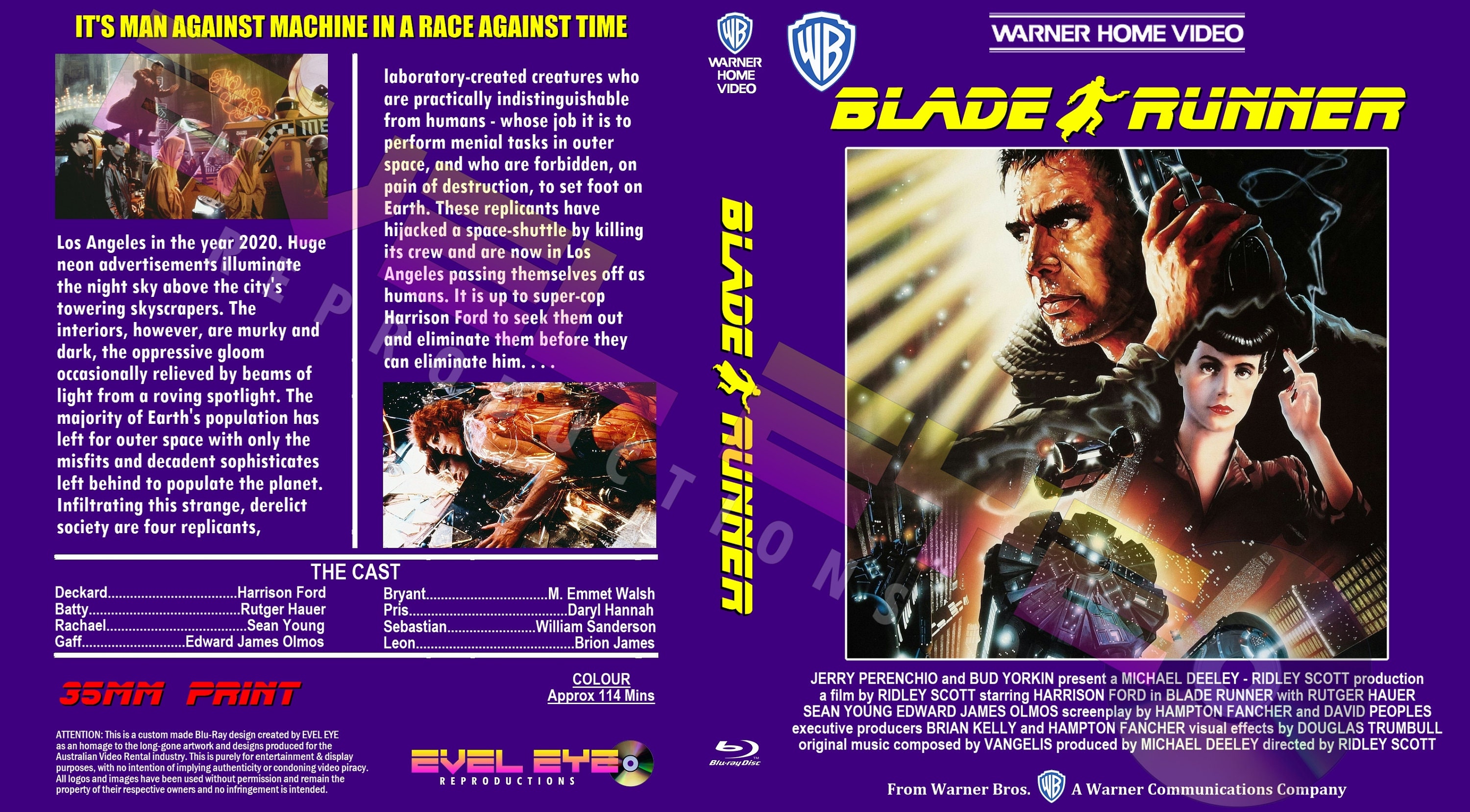 Blade Runner 35mm Scan Custom Blu-ray - Etsy