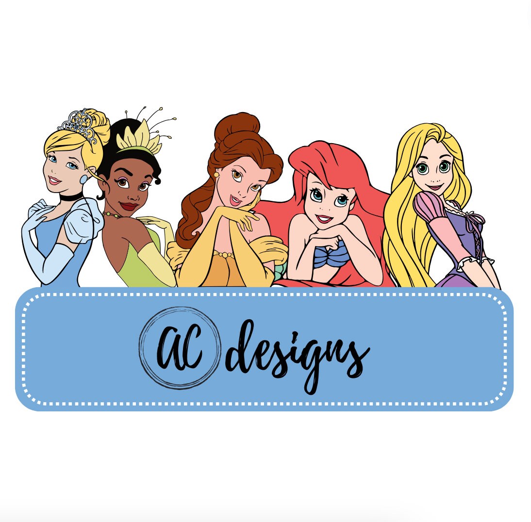 Princess Nameplate PNG BUNDLE - Etsy