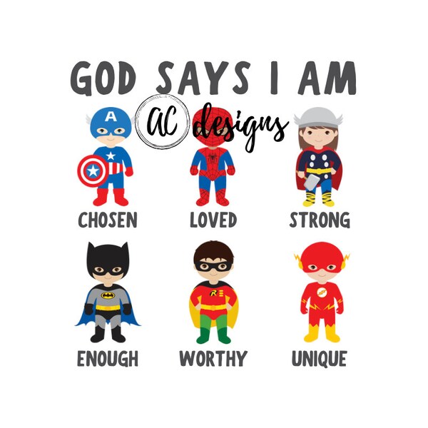 Superhero God - Etsy