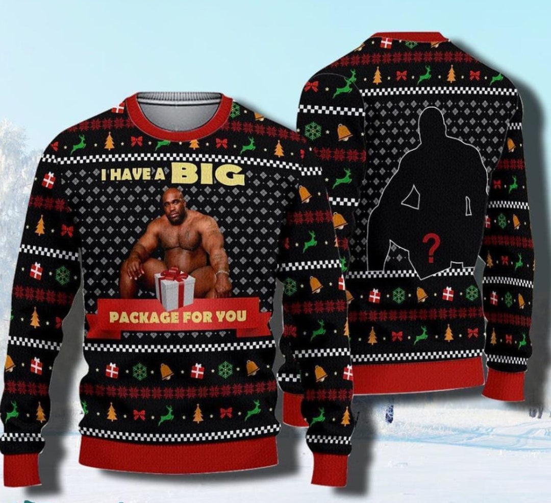 I Have Big Package for You Christmas Ugly Sweater Barry Ugly - Etsy