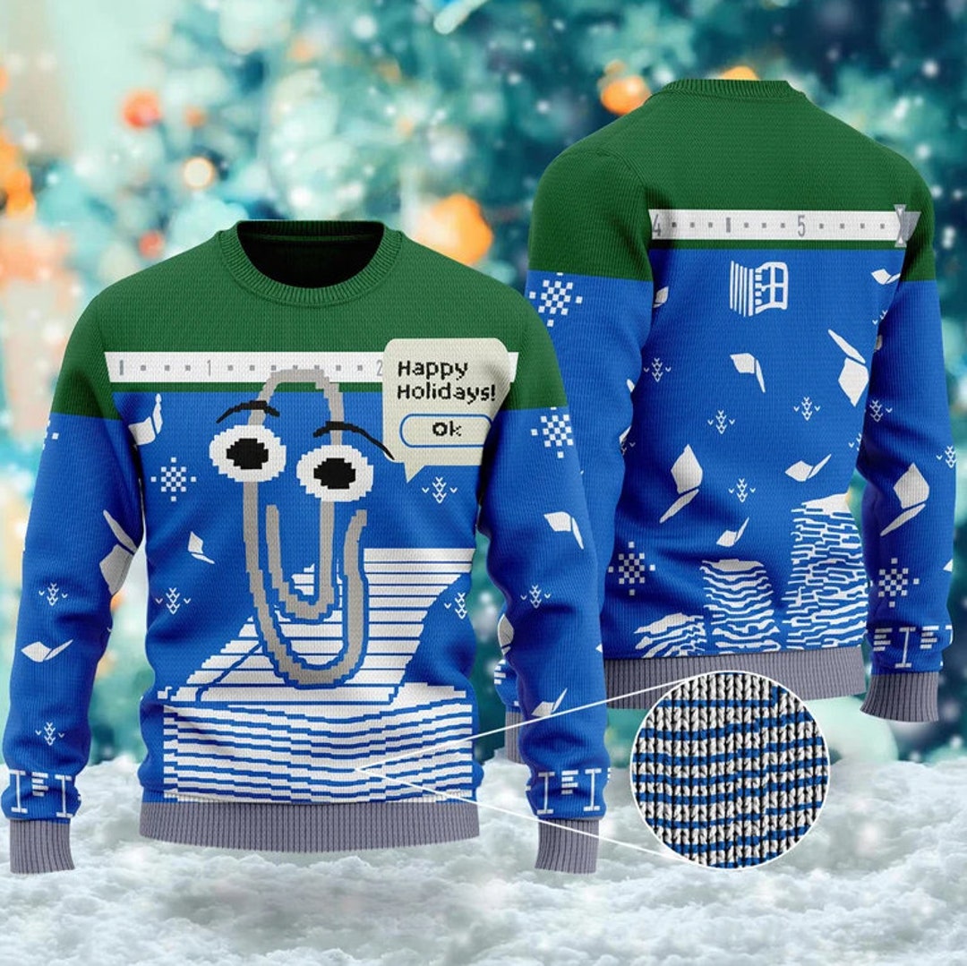 Windows Ugly Christmas Sweater Latest Holiday Ugly - Etsy