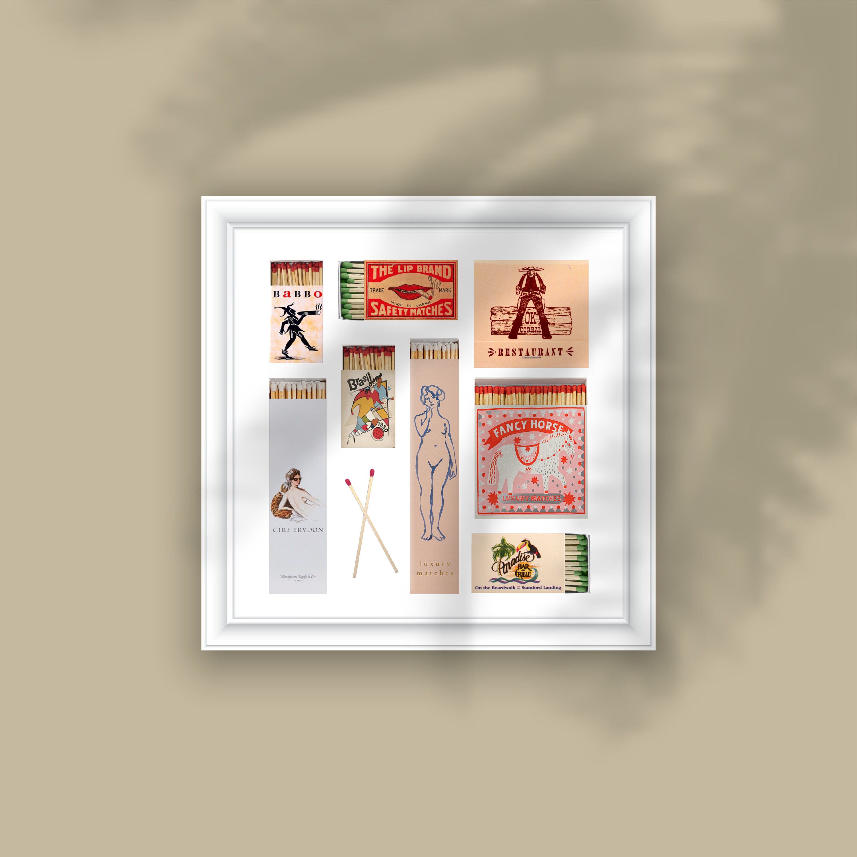 Digital Matchbox Fully Editable Template Canva Matchbook Art Unique ...