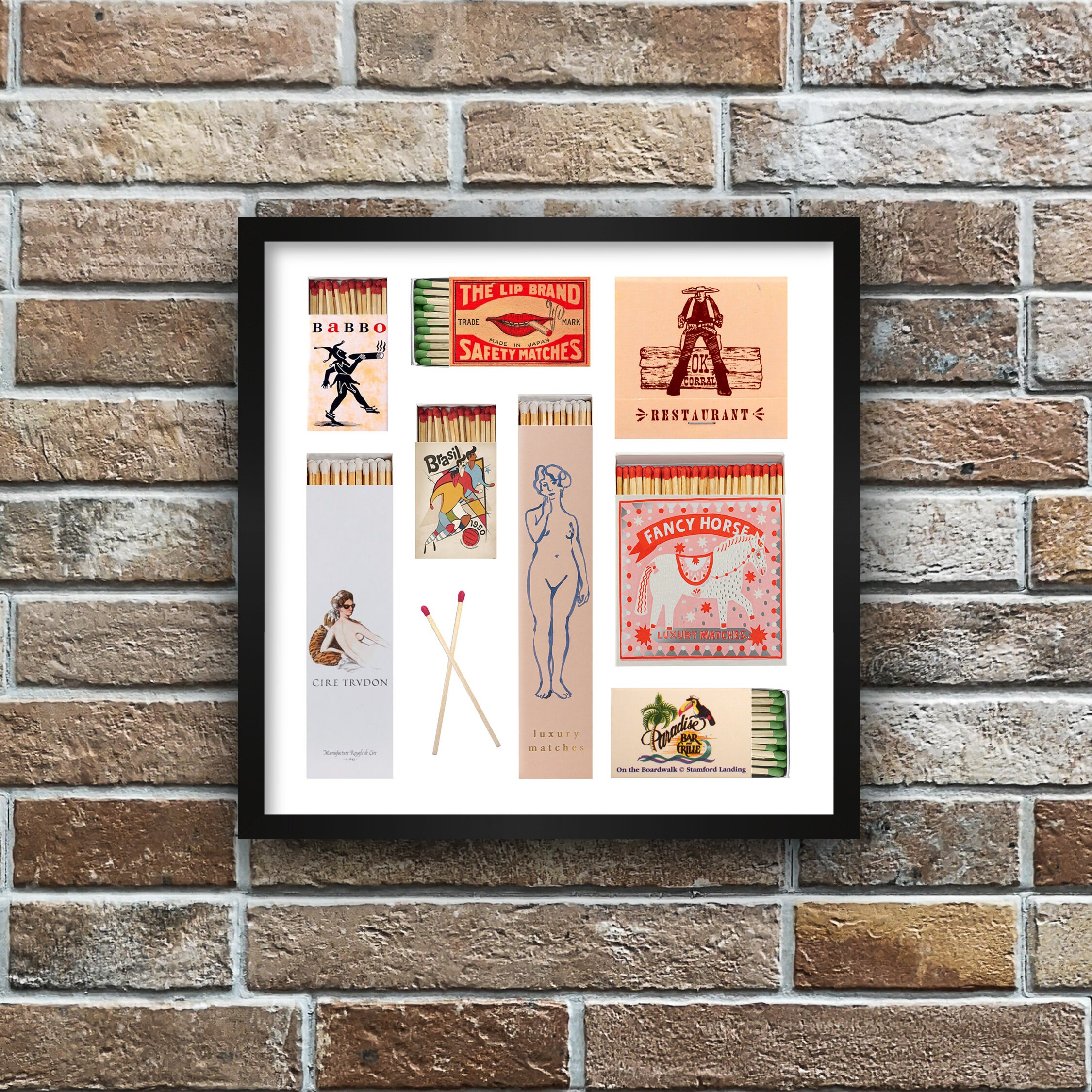 Digital Matchbox Fully Editable Template Canva Matchbook Art Unique ...