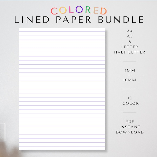 Lined Paper - Etsy