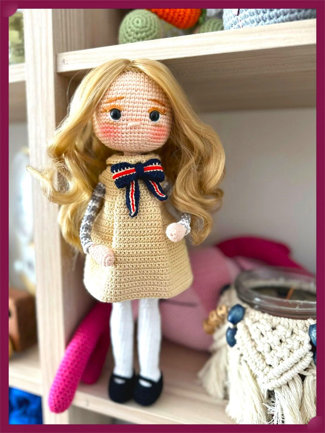 Crochet Megan, Crochet M3gan Doll, Best Friend Megan, Horror Gothic ...