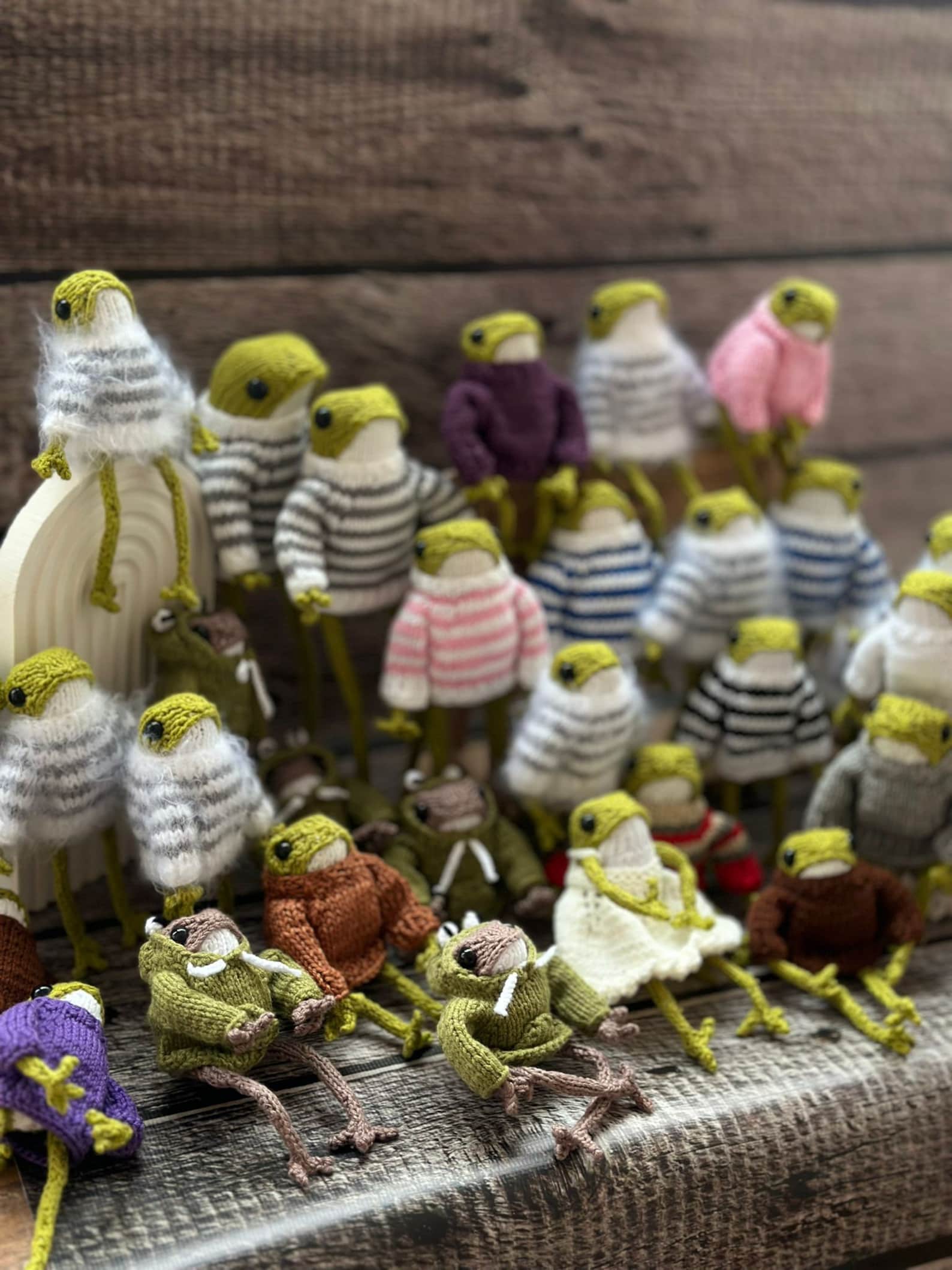 Cute Froggie ,custom Crochet Frog, Froggie's Sweater, Sweater to Fit ...