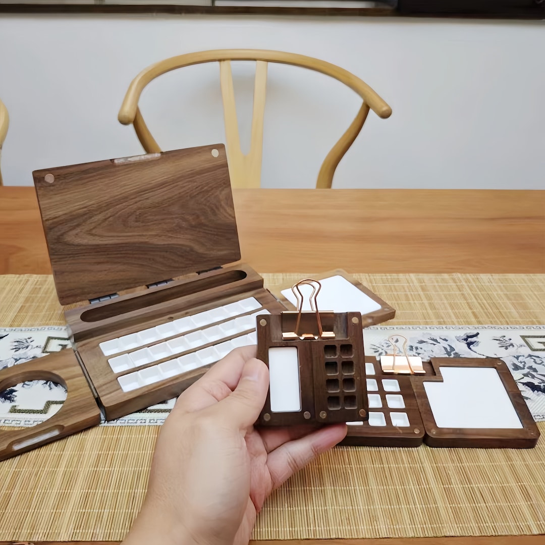 8 Well Watercolor Oil Painting Travel Painting Box, Watercolor Sketch ...