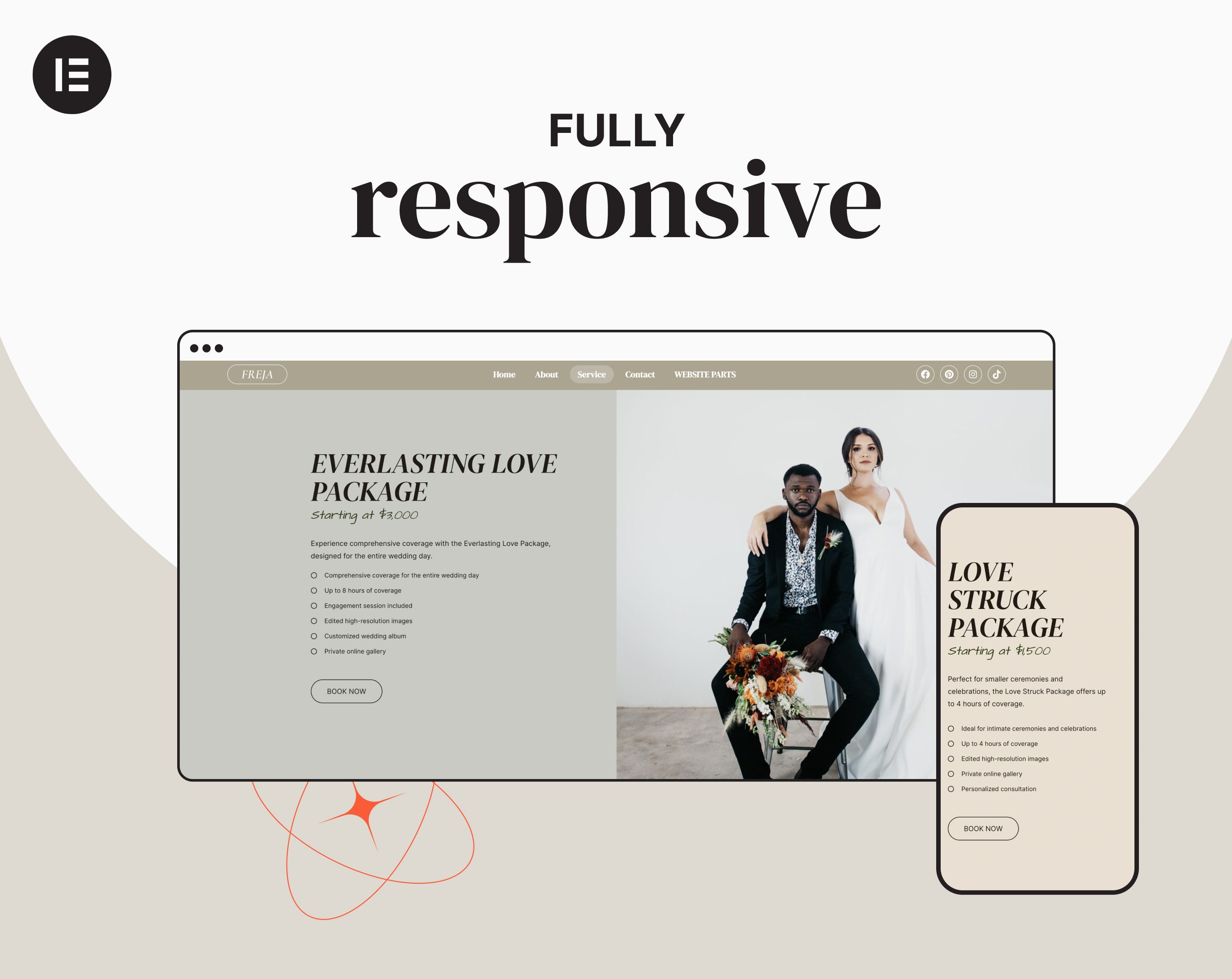 Elementor Website Template Photographer Wordpress Website Template ...