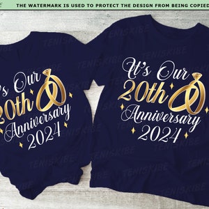 Its Our Anniversary Shirts Personalized Anniversary Shirts Matching ...