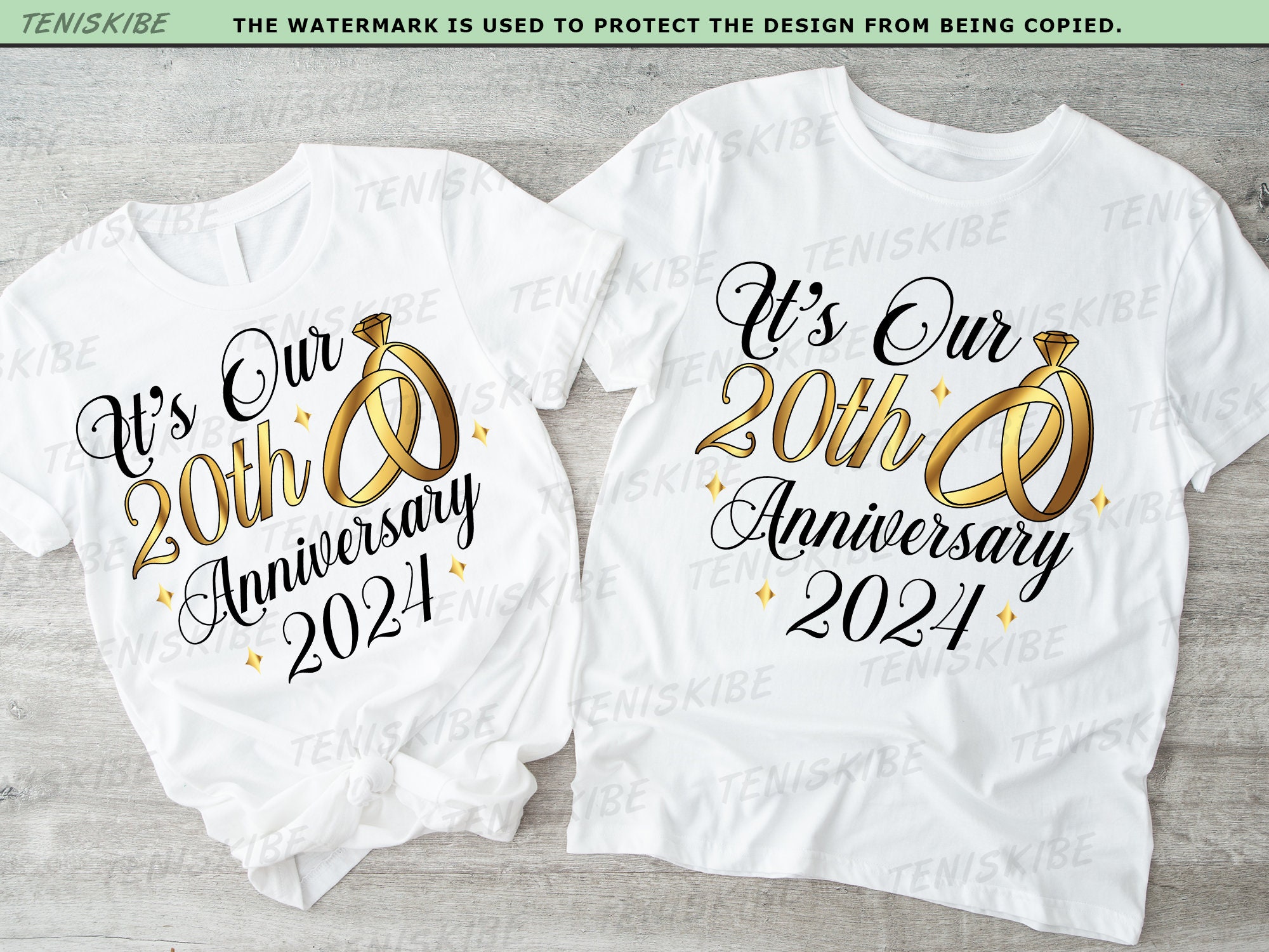 Its Our Anniversary Shirts Personalized Anniversary Shirts Matching ...