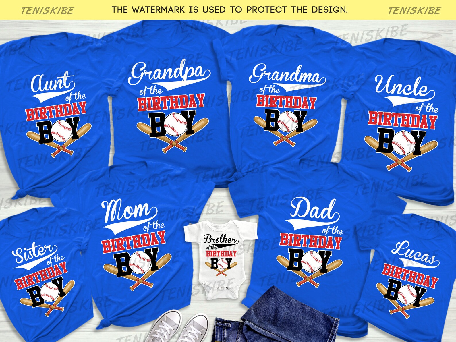 Birthday Baseball Family Shirts, Boys Birthday T Shirt, Baseball Theme ...