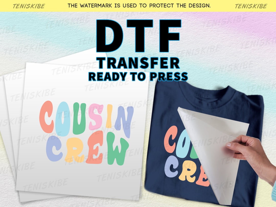 Cousin Crew DTF Transfer, Custom Dtf Transfer, Cousin Crew Shirt, Heat Transfer for Shirt, Ready ...