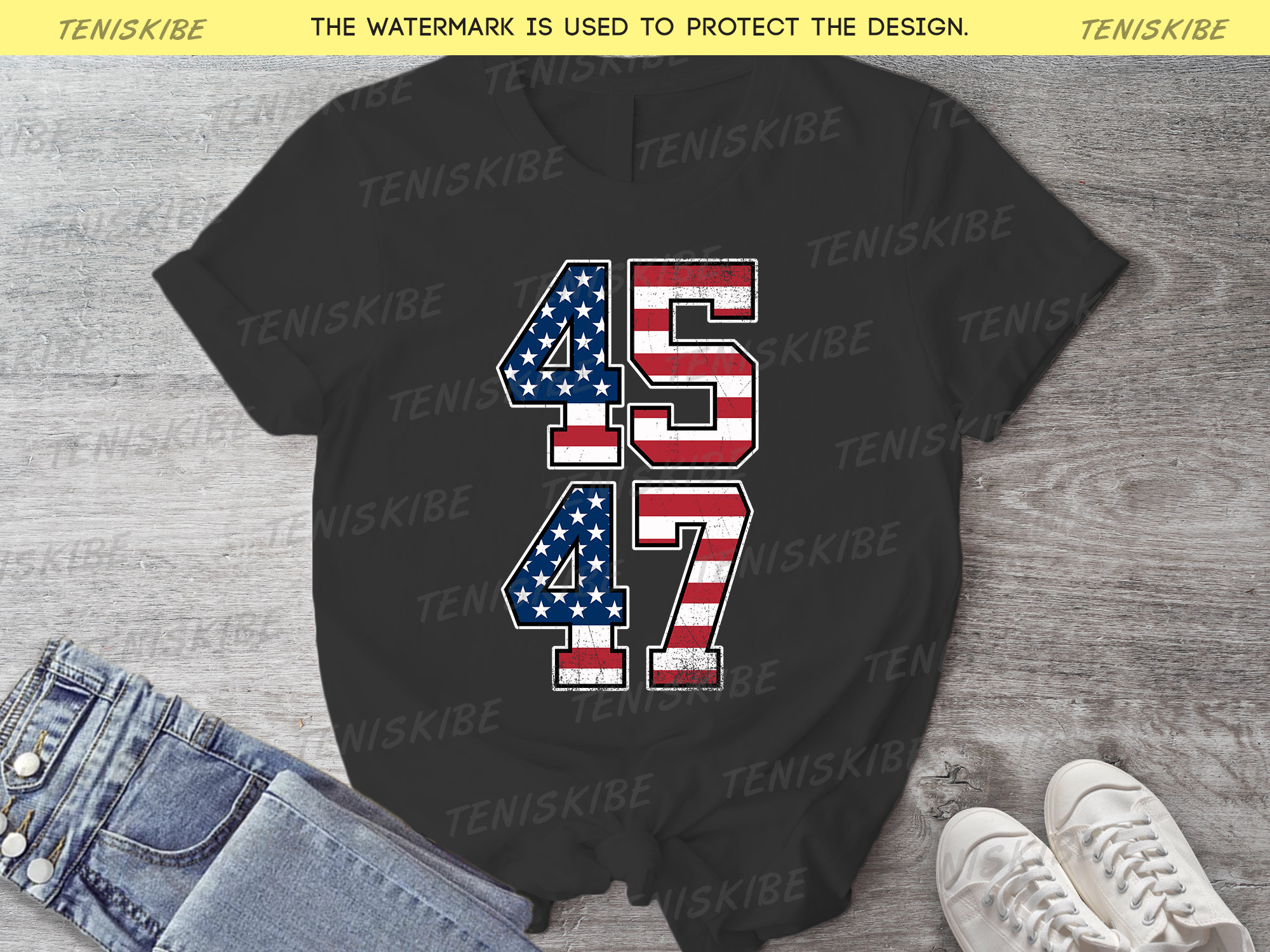 Trump 45 47 Shirt, Trump Make America Great Again Shirt, Trump 4th of ...