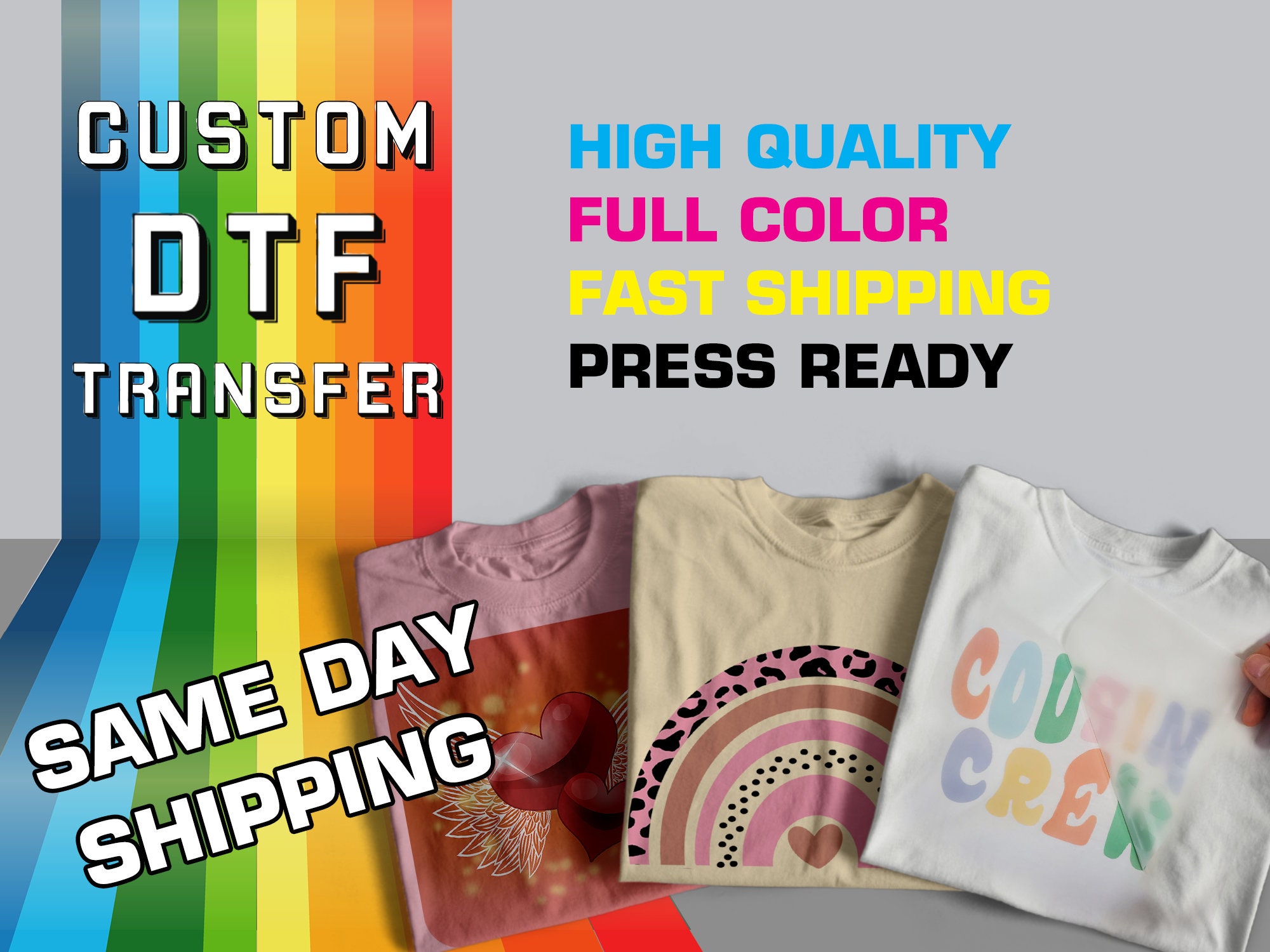 DTF Gang Sheet 22x60', Gang Sheet, Custom Dtf Gang Sheet, Custom DTF Transfer, Bulk Dtf Transfer ...