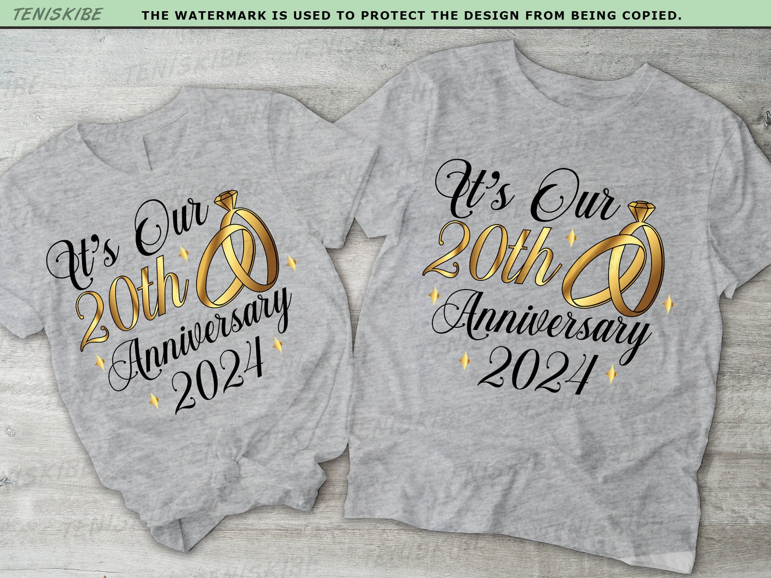 Its Our Anniversary Shirts Personalized Anniversary Shirts Matching ...