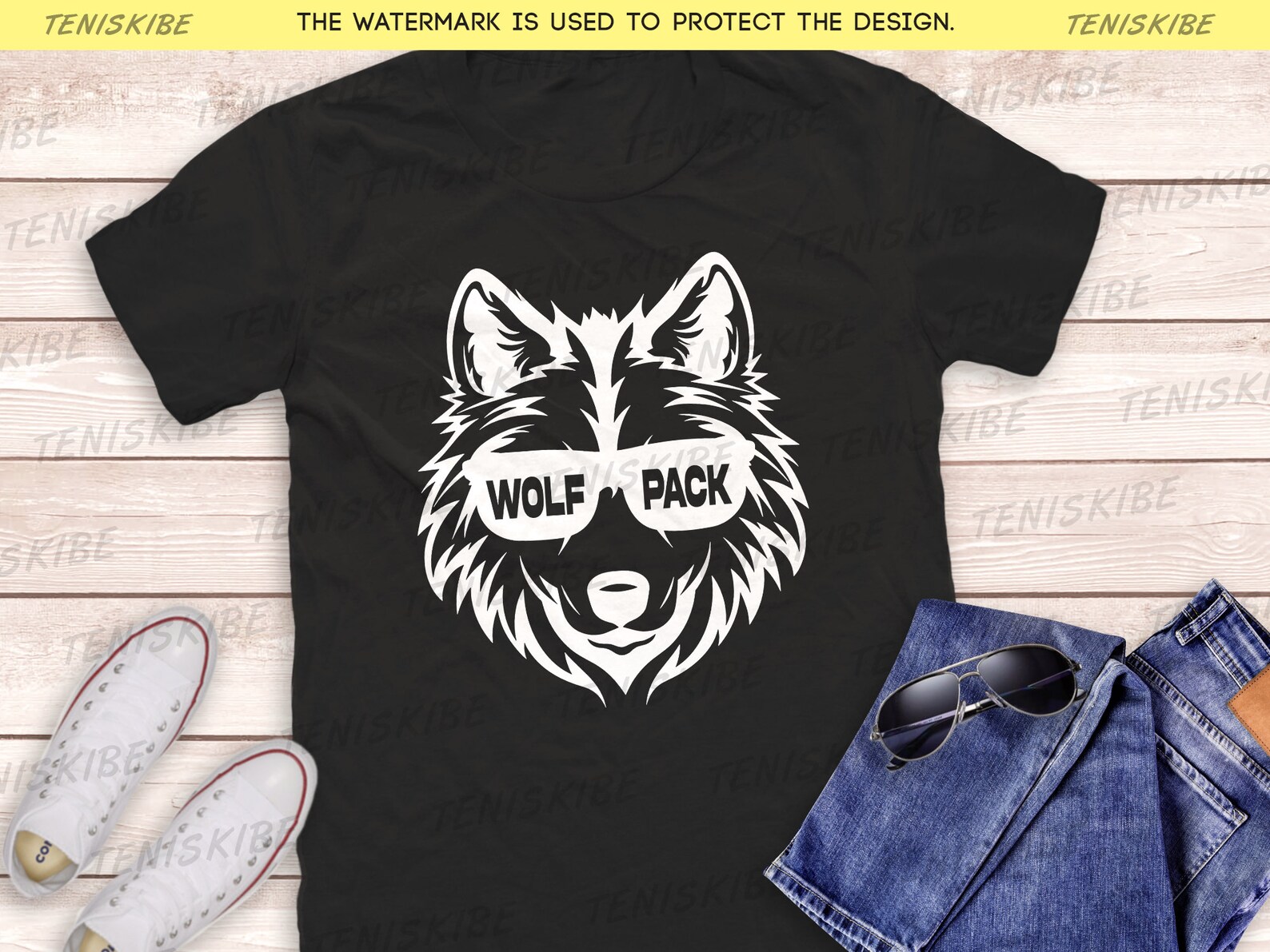 Wolf Pack Shirt, Family Matching Shirts, Wolf Pack T-shirt, Wolf Lover ...