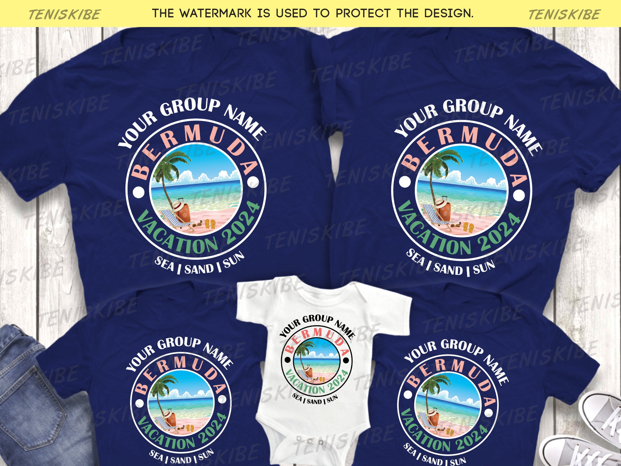 Custom Bermuda Shirt , Custom Family Vacation Shirts, Bermuda Shirt ...
