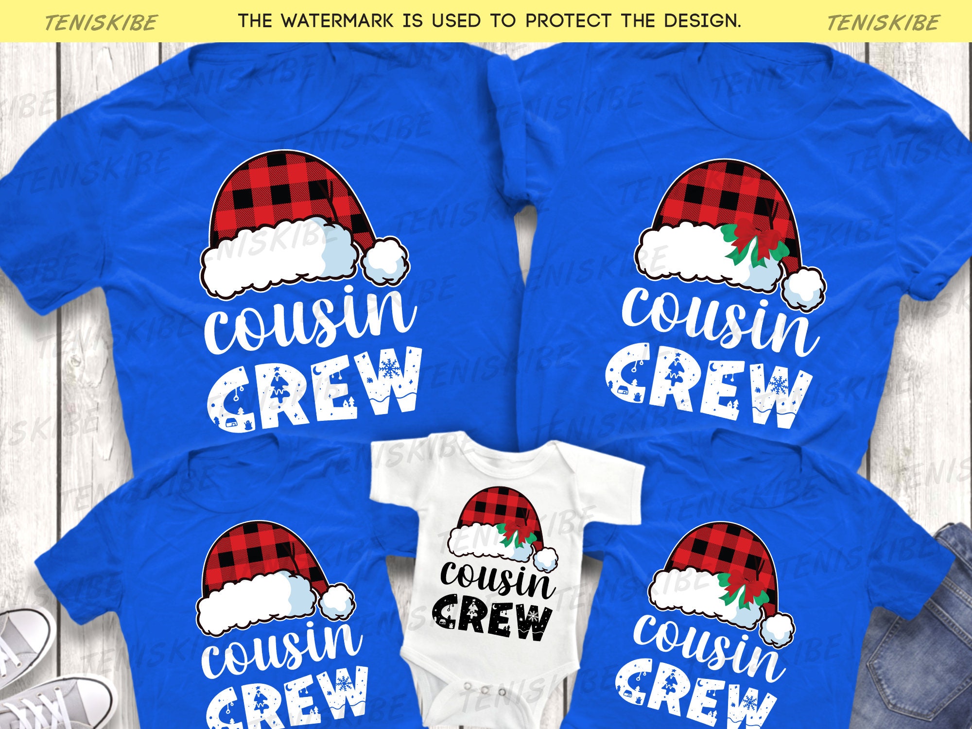 Cousin Crew Christmas Shirts, Cousin Crew Hats Christmas Shirts ...