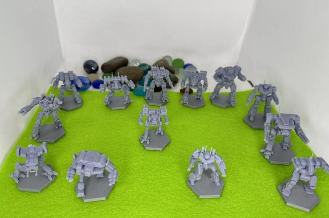 3D Printed Battletech Alpha Strike Set – Abs-like Resin (no Cards or ...