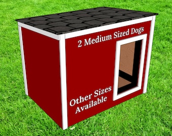 Simple Insulated Large Dog House Plan for Multiple XL Dogs - Insulation ...