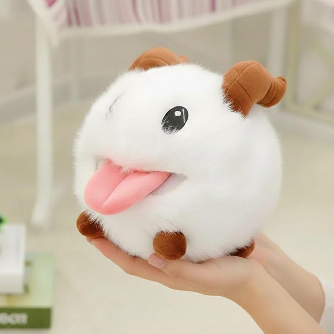 Cute Poro Plush | 25cm Lol Fan Made Poro Stuffed Plush Toy | Soft ...