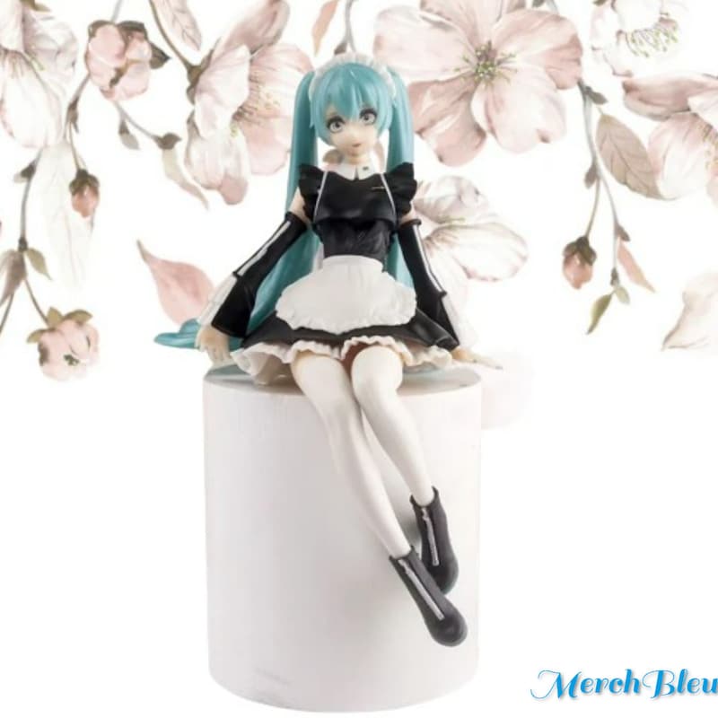 Hatsune Miku Sitting Figurine - Etsy