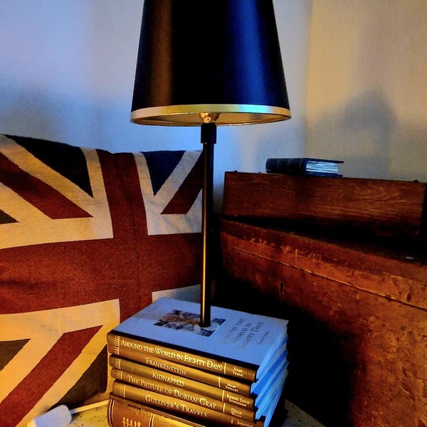 Book Lamp - Etsy