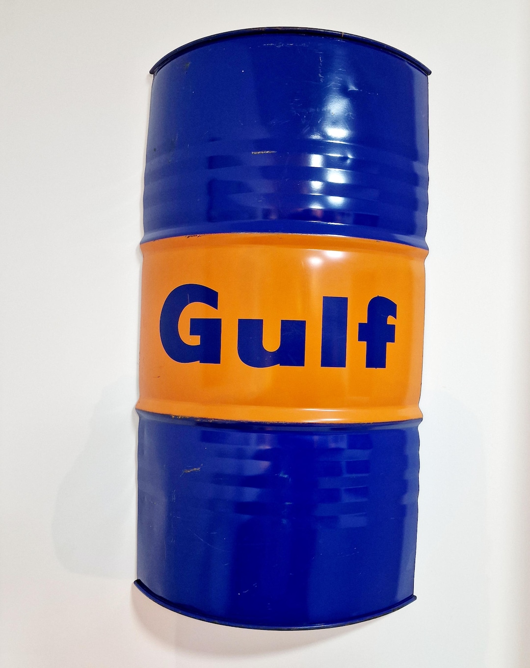 Gulf Oil Barrel Wall Art - Etsy