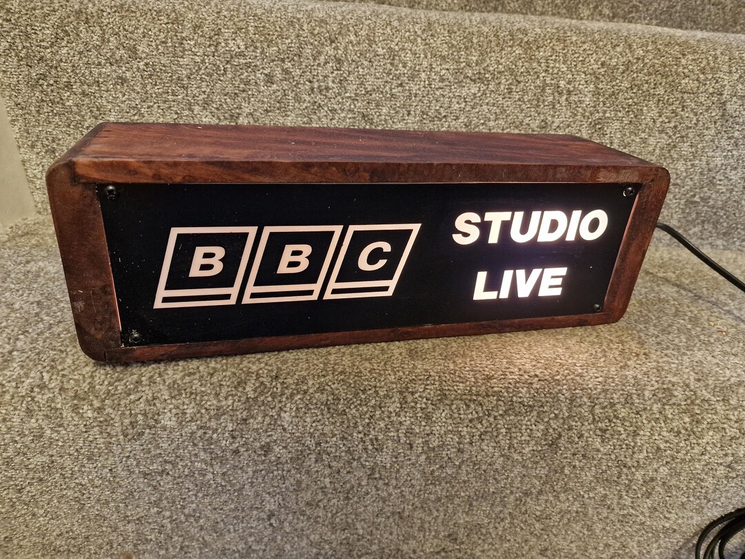 BBC - Studio Live - Vintage Cabinet Sign - Etsy
