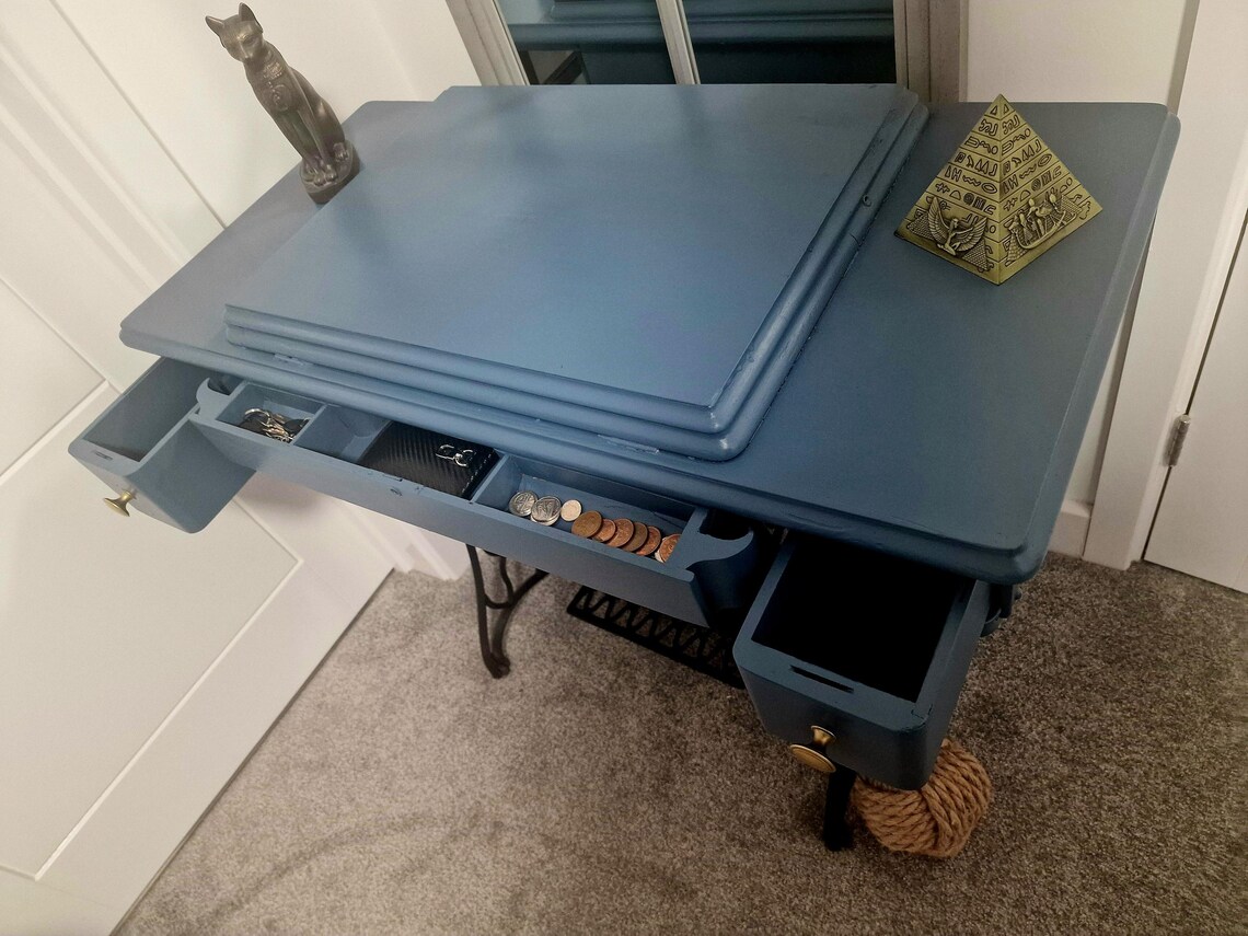 Singer Sewing Machine Hall / Console Table. - Etsy