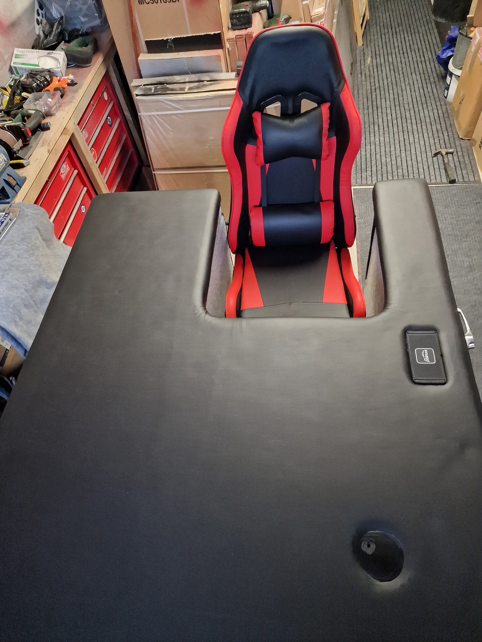 Classic Mini Cooper Office Desk & Chair Retro Mancave Car Furniture ...