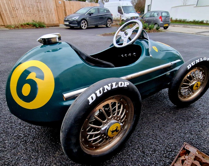 Race Car/ F1/ FERRARI/375/ Wooden Car/ 1950's Race Car - Etsy