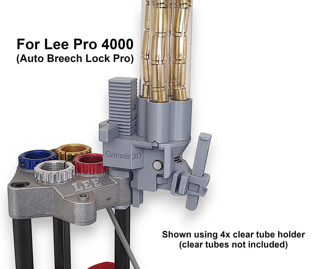 Universal Case Dropper for Lee Pro 4000 (auto Breech Lock Pro) - Silver ...
