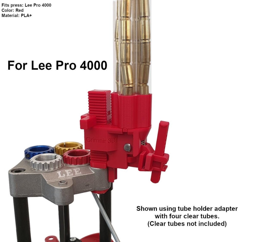 Universal Case Dropper for Lee Pro 4000 auto Breech Lock Pro Red Color ...