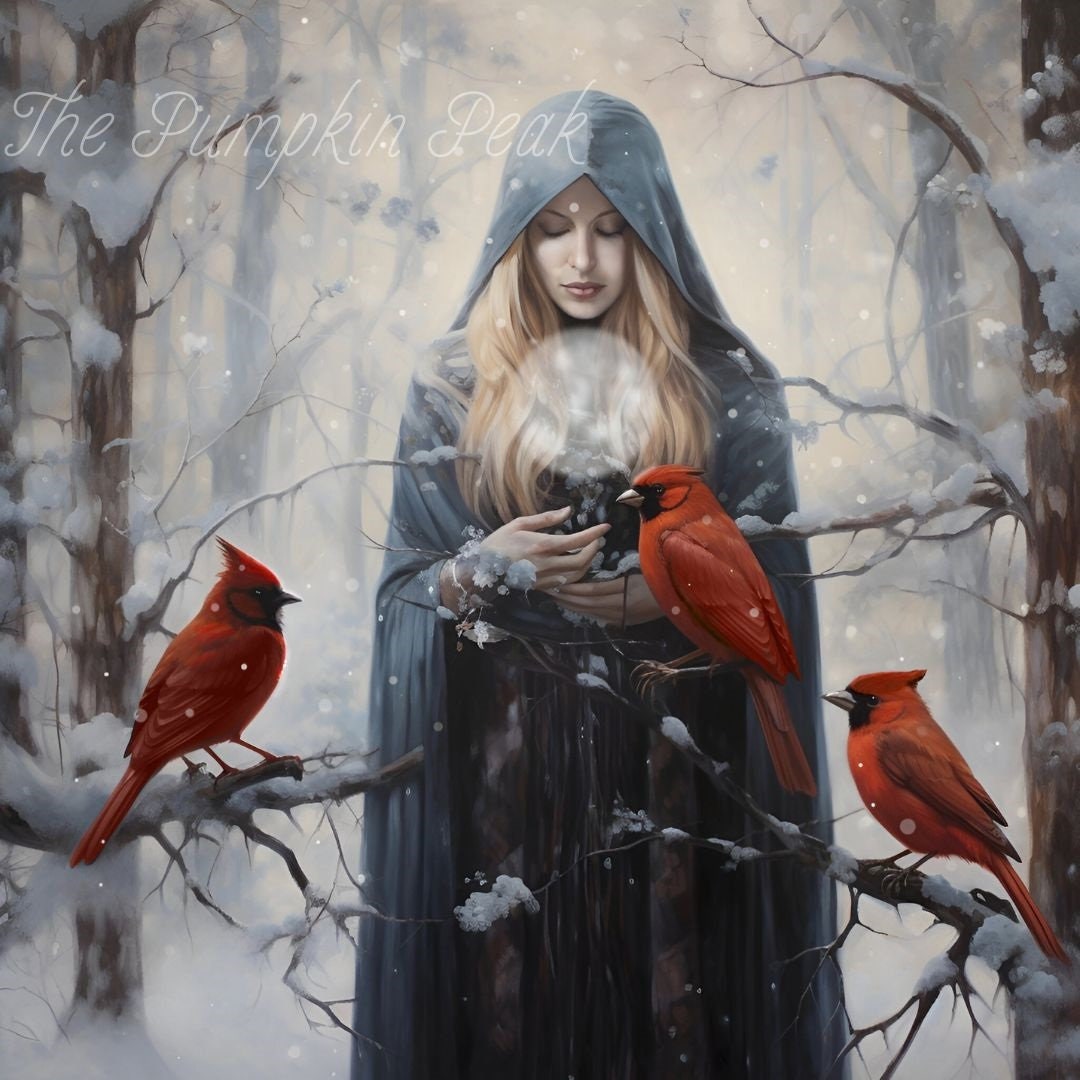 Winter Witch Digital Download Printable Wall Art - Etsy