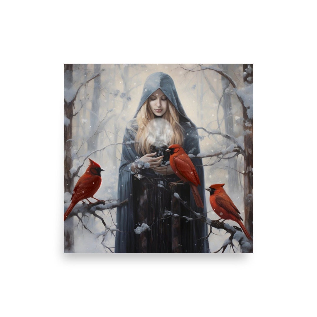 Winter Witch Art Print - Etsy