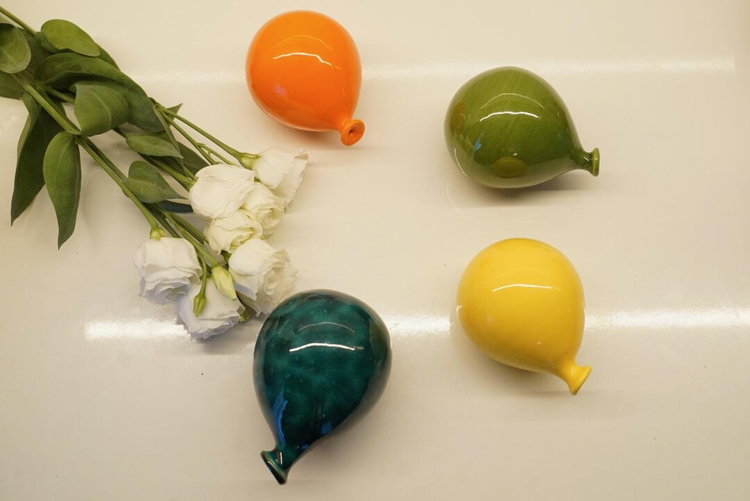 Ceramic Balloons From Italy Small 10 Cm - Etsy