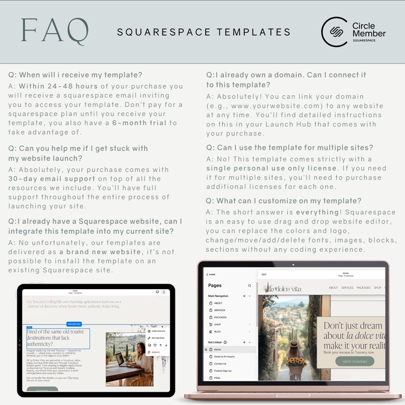 Squarespace Website Template for Travel Agent 2025 Link in Bio, Luxury Squarespace Travel ...