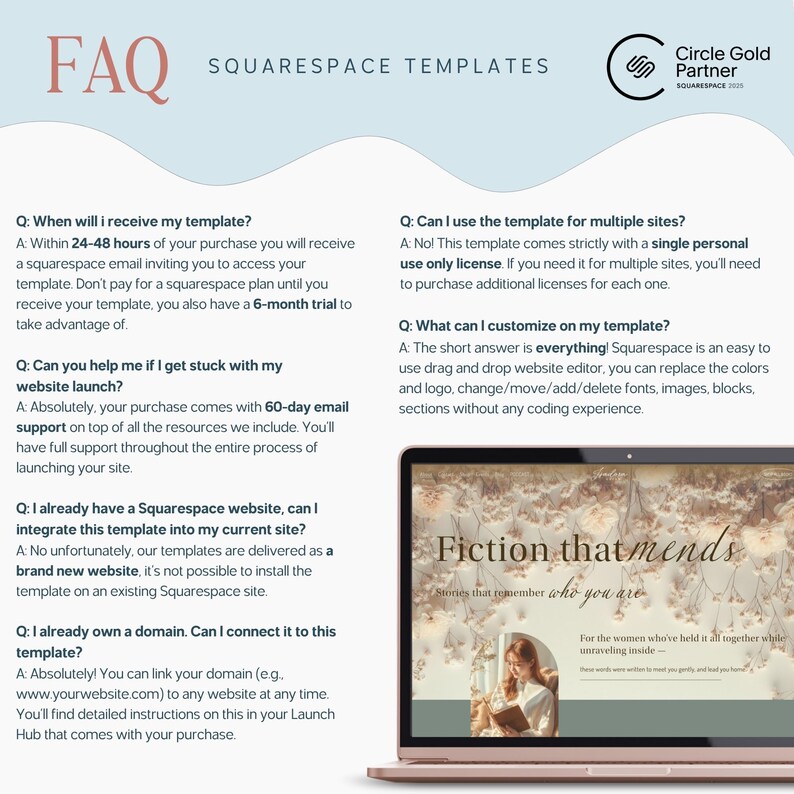 Squarespace Template for Author, Squarespace Template for A Book ...